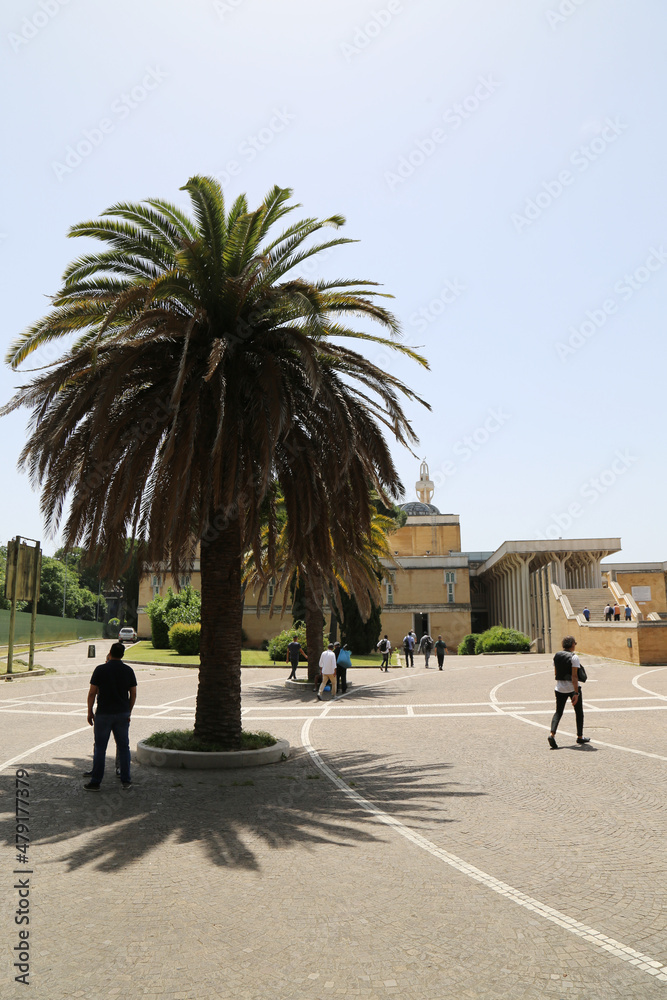 Rome, Italy - June 2019, Islamic Cultural Center And Grand Mosque of ...