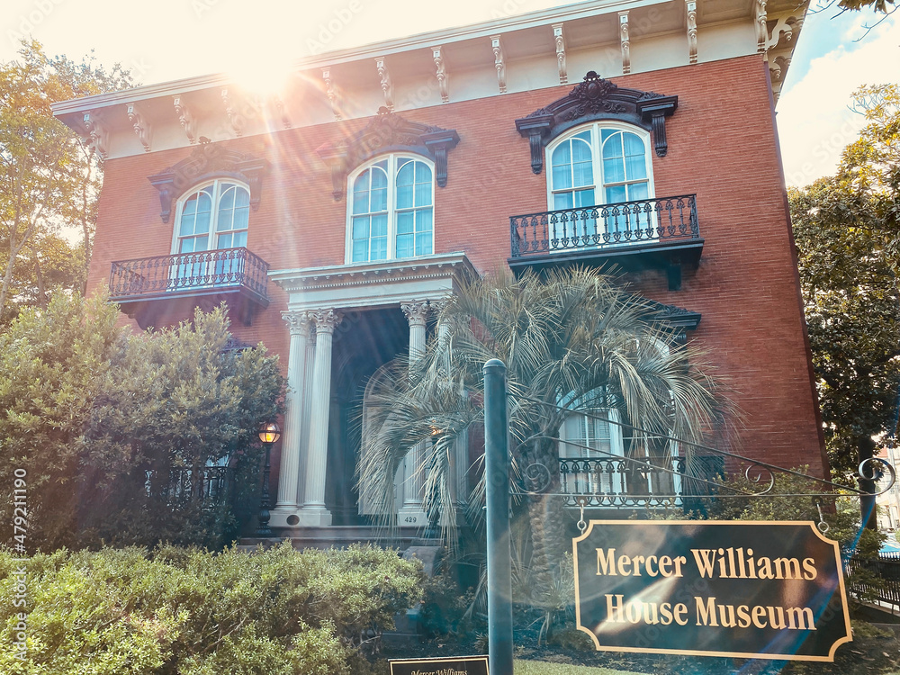 Mercer Williams House Museum in Savannah, Georgia. Mercer House from ...