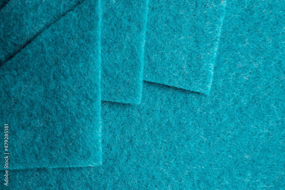 textura de fieltro verde - azul a detalle para manualidades Stock Photo ...