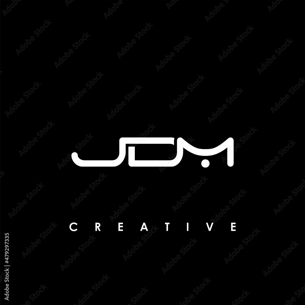 JDM Letter Initial Logo Design Template Vector Illustration Stock ...