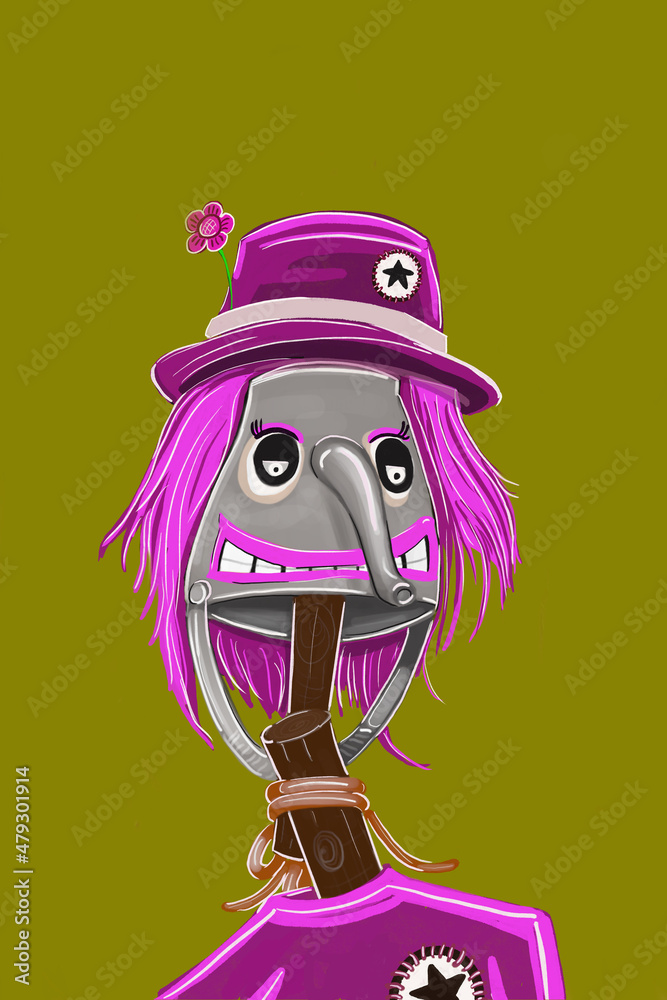 cartoon drawing of witches Stock Illustration | Adobe Stock