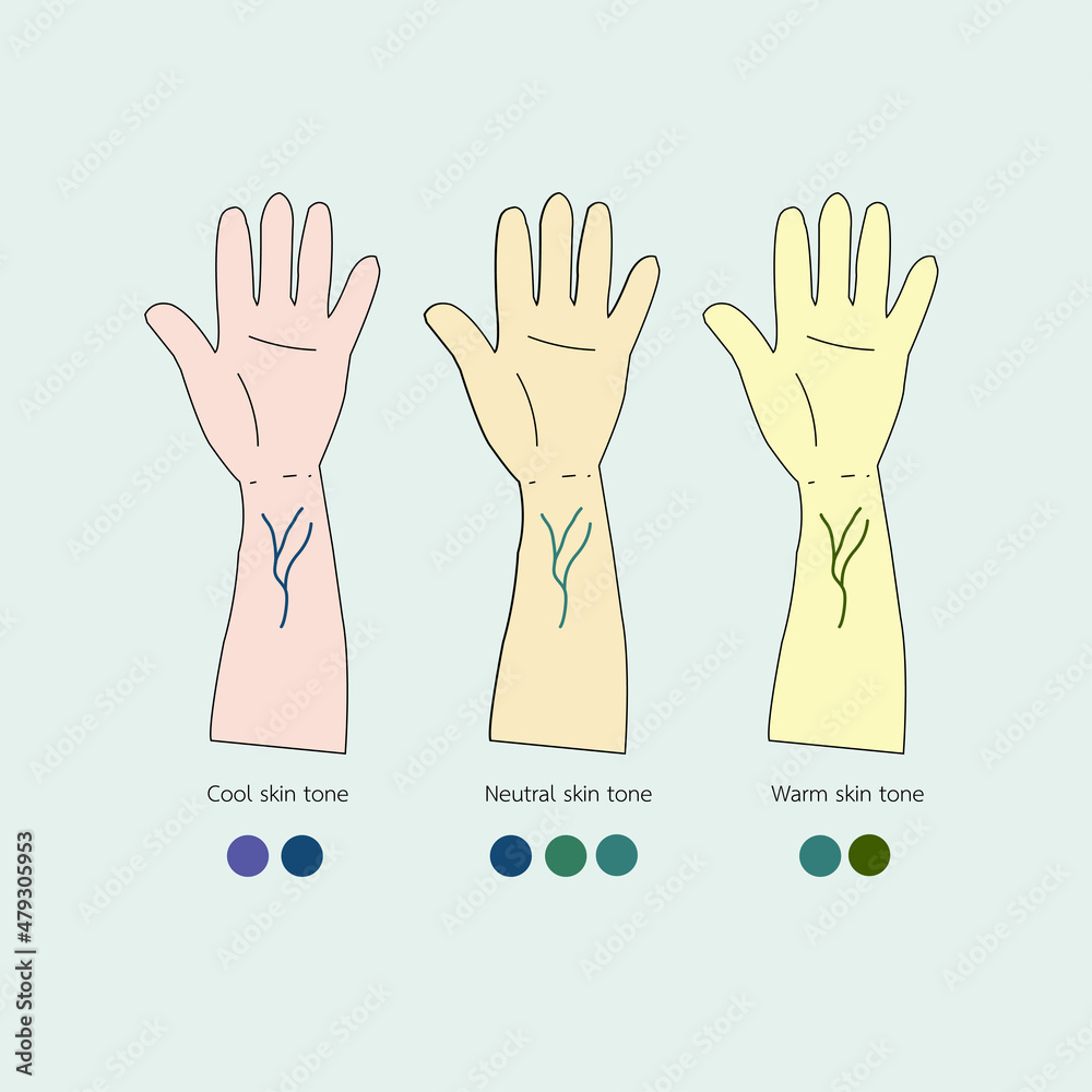 Skin tone detection with a blood vessel Stock Vector | Adobe Stock Skin tone detection with a blood vessel Stock Vector | Adobe Stock