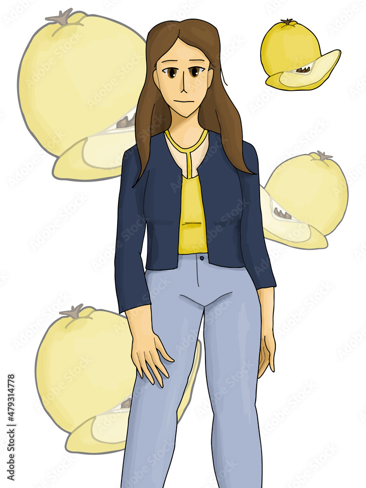 If fruits were humans. Humanization. The character and appearance of a ...