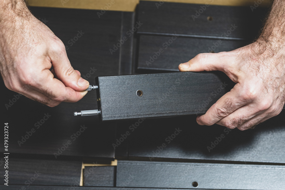 Hand , fittings. wood joints Stock Photo | Adobe Stock