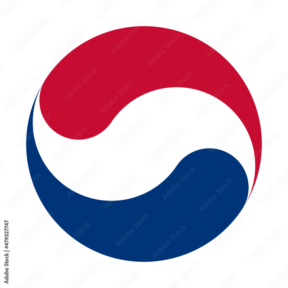 korea logo symbol design. vector illustration isolated on white ...