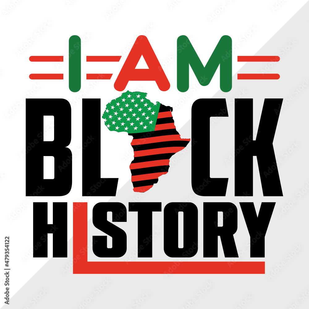 I Am Black History Svg Cut File African American Svg Black History