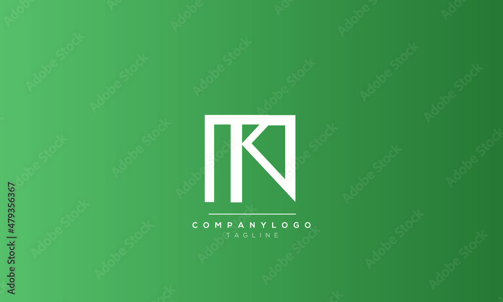 Alphabet letters Initials Monogram logo TK, TK INITIAL, TK letter Stock ...