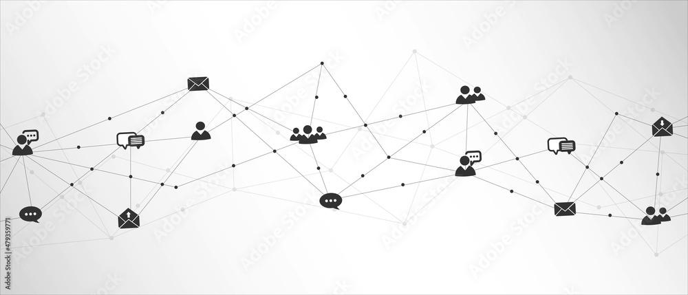 Vecteur Stock Halftone background. Design people communication. Texture ...