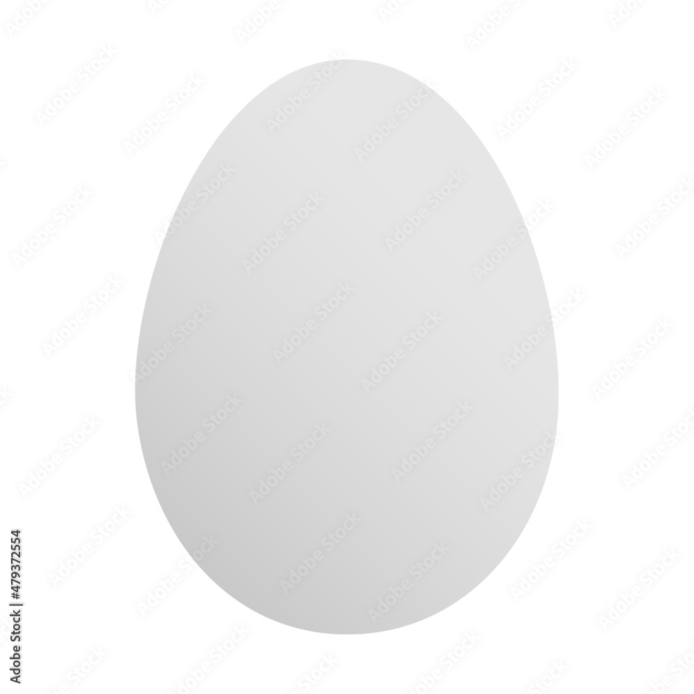 Egg icon, shell easter symbol, healthy nature food, vector illustration ...