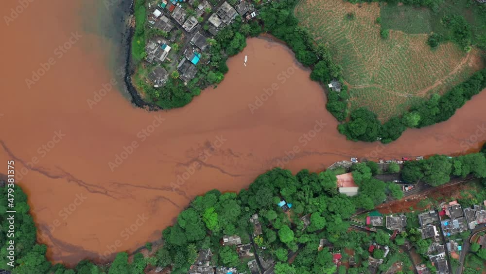 Global water crisis, polluted water. Contamination of water, water ...