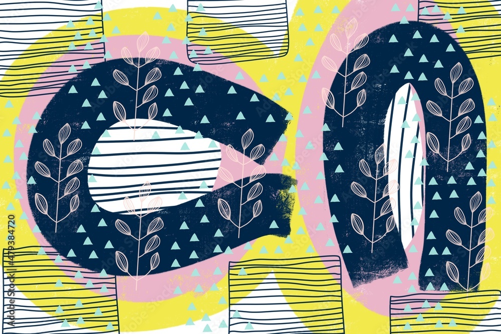 Bright modern background illustrations for printing, screensavers ...