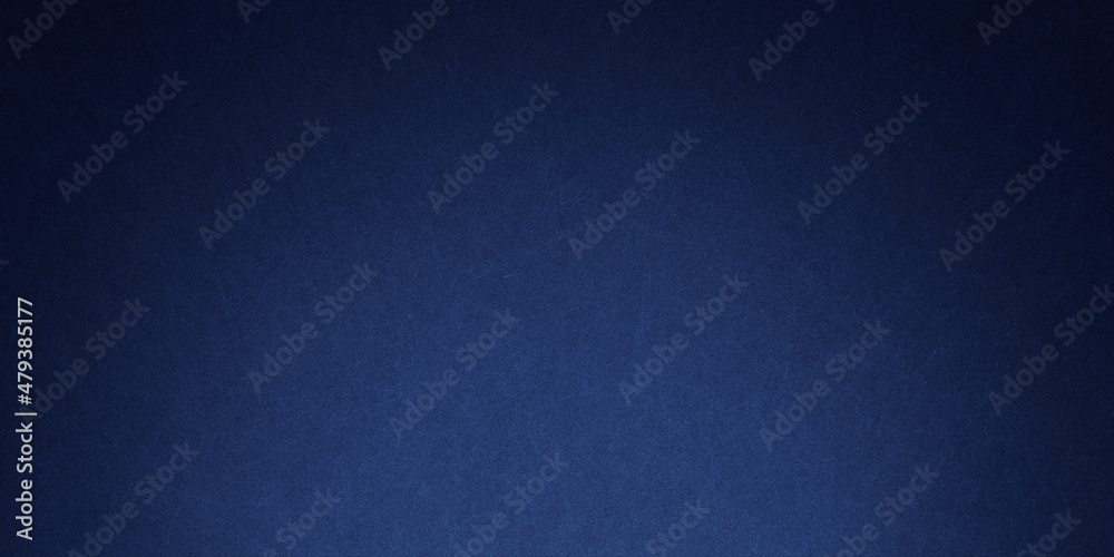 Dark blue background texture with black vignette in old vintage grunge ...