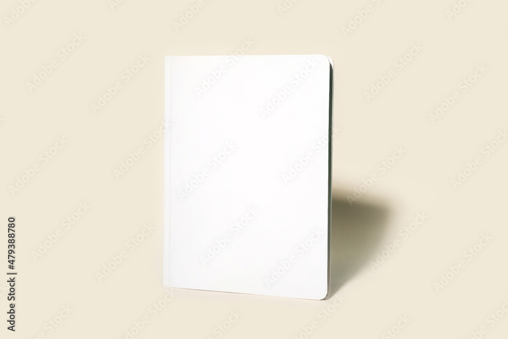 white book template on a light background Stock Photo | Adobe Stock