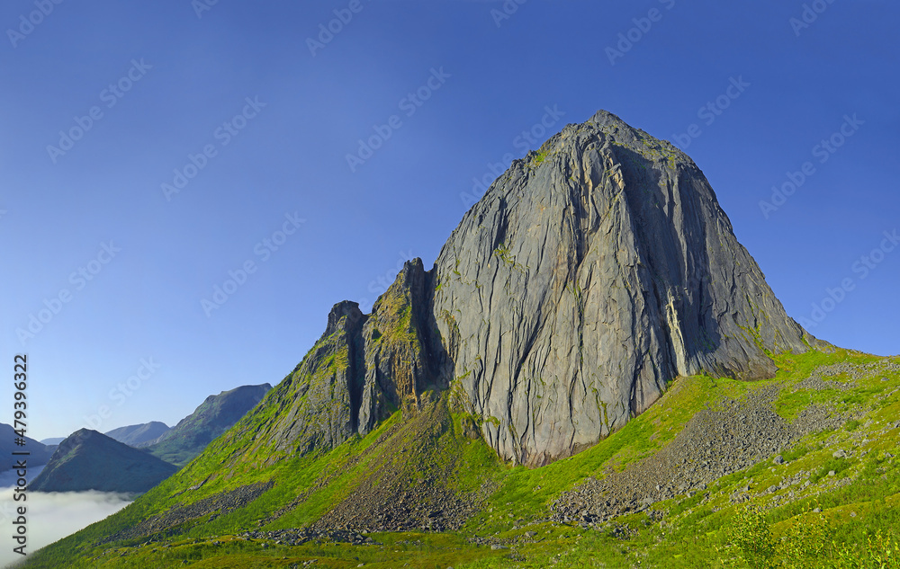 Segla the most iconic peak of Norwegian Senja island, the most ...
