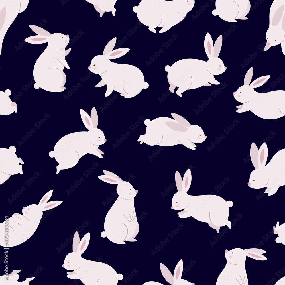 Bunny Pattern Background