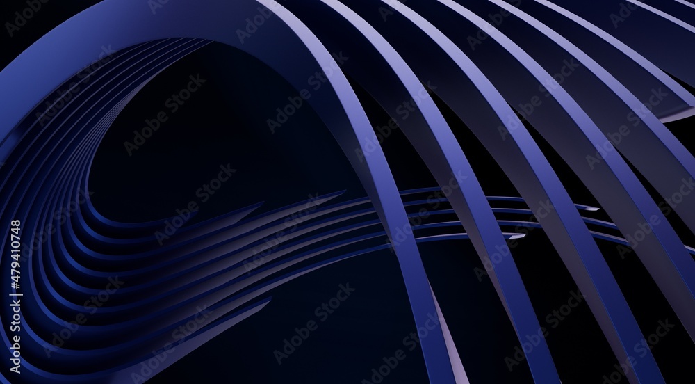 Abstract Architecture Background. blue Circular Building Stock ...