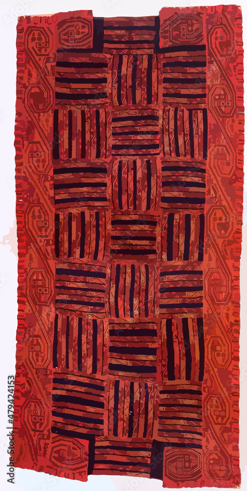 textile cultural patterns peru culture inca pre inca wari chimu mochica ...