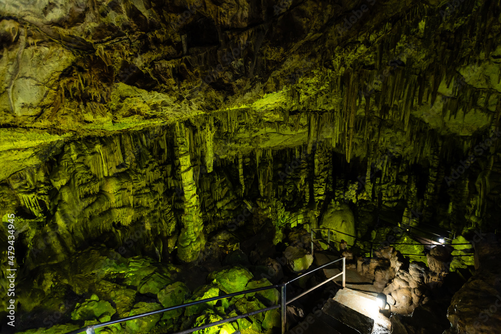 Ancient Minoan sacred Psychro cave where god Zeus was born. crete ...
