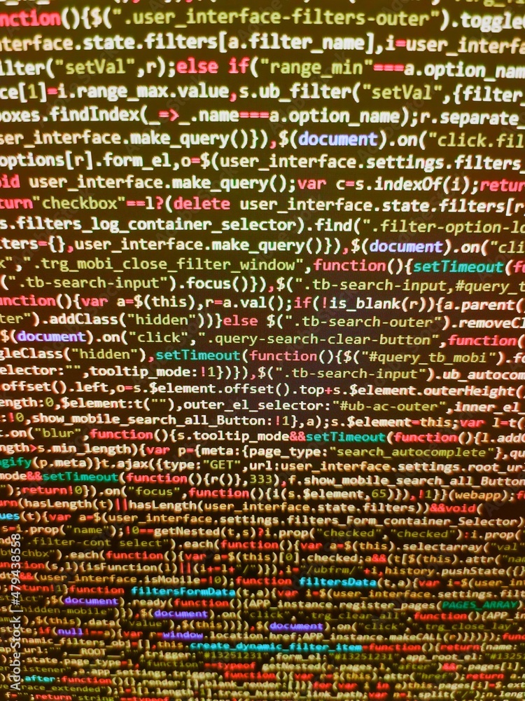 Web Programming And Bracket Technology Background Javascript Functions Variables Objects