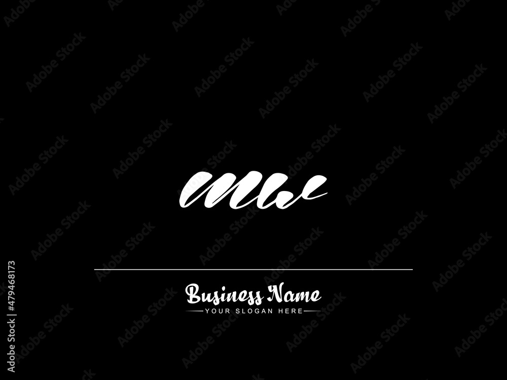 Letter MW Logo Image, New Mw m w Initial letter handwriting and ...