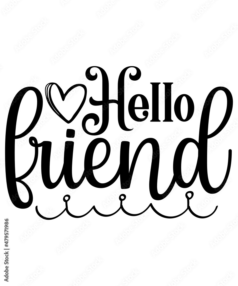 Friendship Svg Bundle, Friends Svg, Best Friends Svg, Besties to the ...