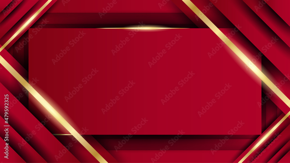 Red and gold background Stock Vector | Adobe Stock