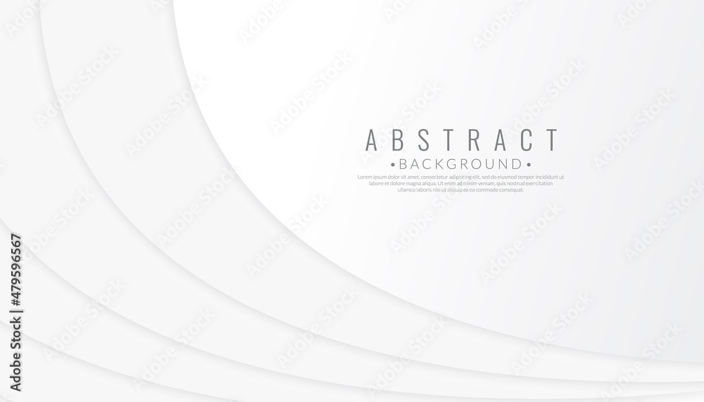 Gray silver wave abstract background. Modern curved line horizontal ...