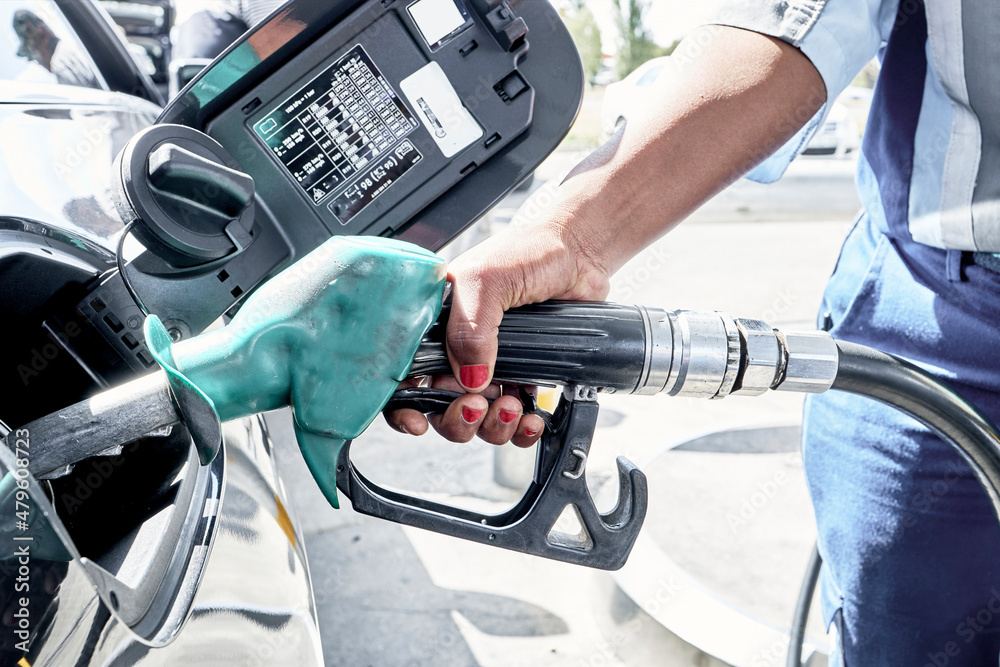Petrol Station Fill Up Stock Photo | Adobe Stock