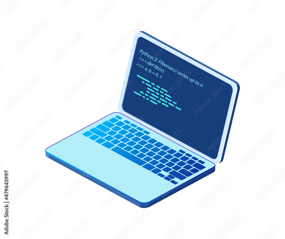 Isometric Laptop. Vector 3d isometric laptop computer Stock Vector ... Isometric Laptop. Vector 3d isometric laptop computer Stock Vector ...