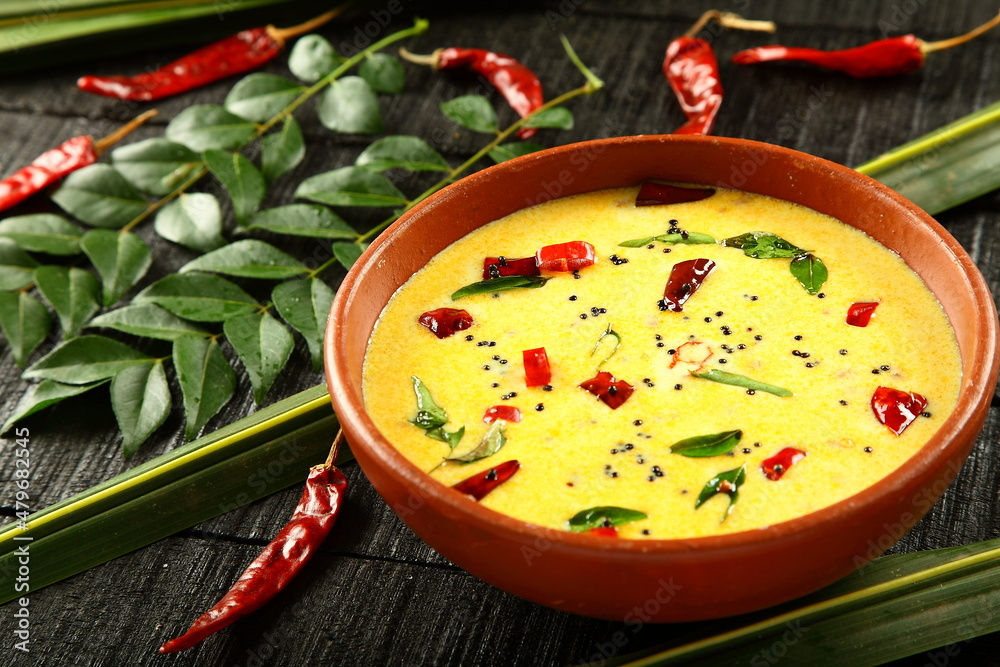 Moru cachiyathuu, moru curry, spiced buttermilk, Kerala curry recipes ...
