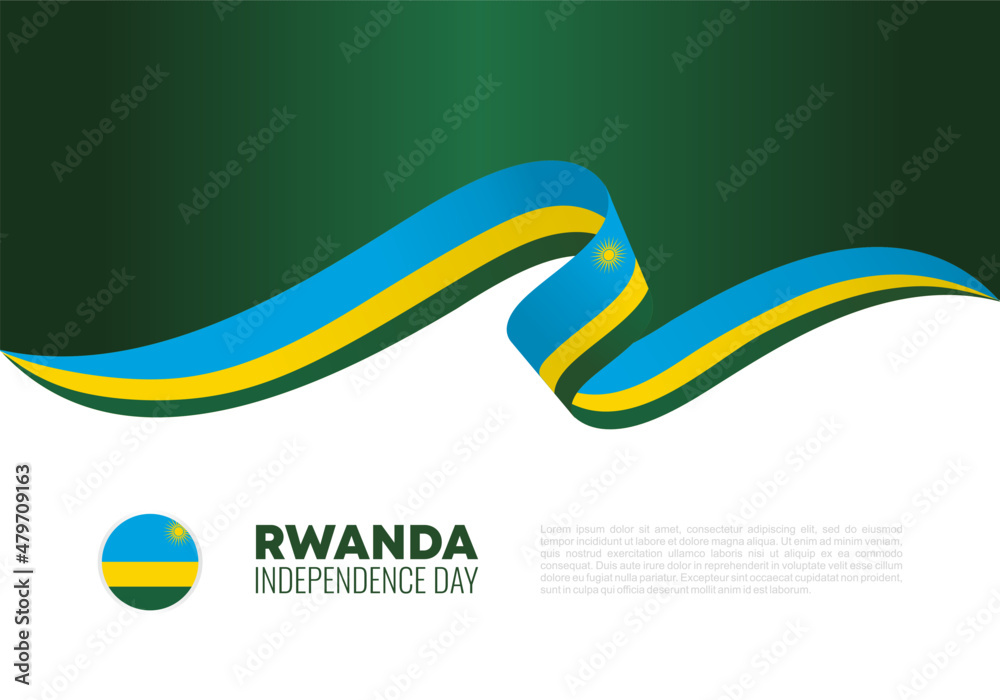 Rwanda independence day background banner poster for national ...