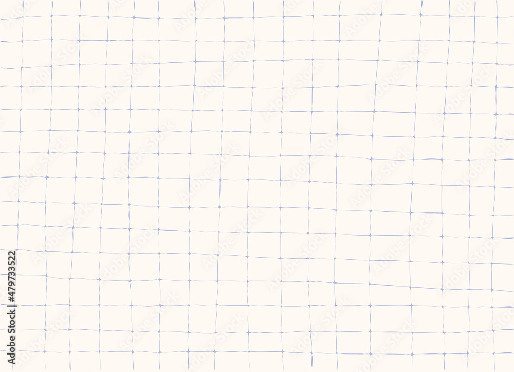 Blue grid background, pattern. Hand drawn texture. Vector backdrop ...
