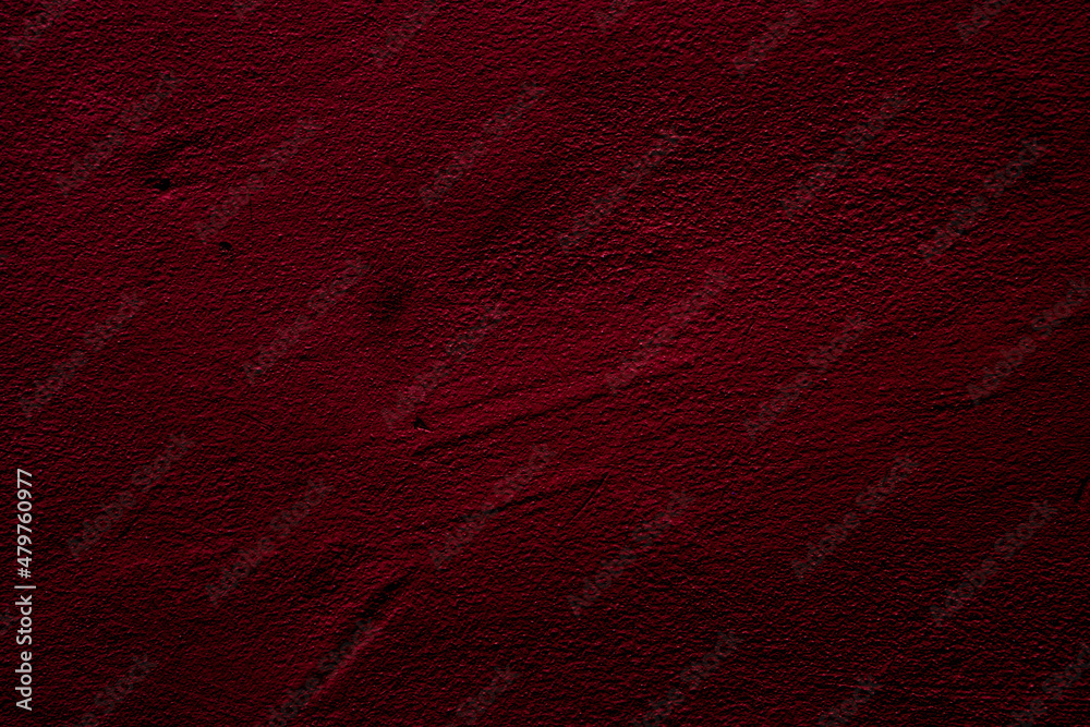 Crimson colored wall background with textures of different shades of ...
