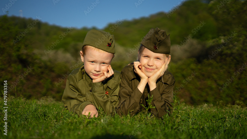 Children in military uniform of the USSR, Military children, Child ...