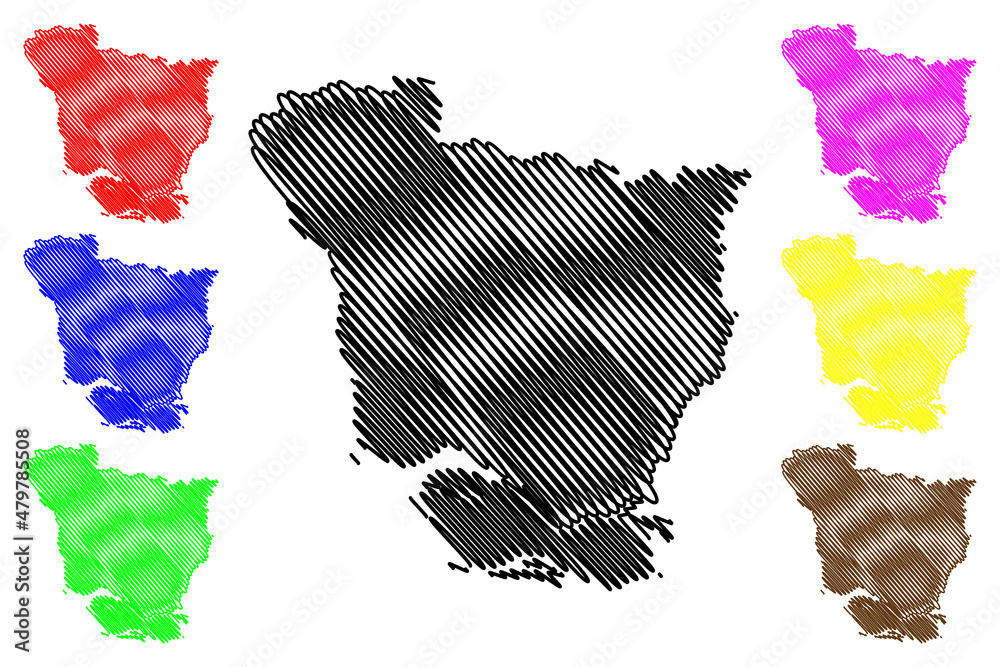 Vaishali district (Bihar State, Tirhut division, Republic of India) map ...