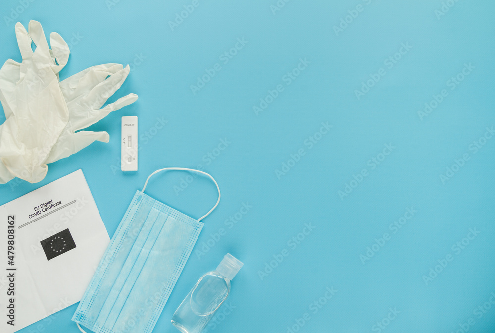 COVID-19 rapid antigen test kit self-testing, protective disposable ...