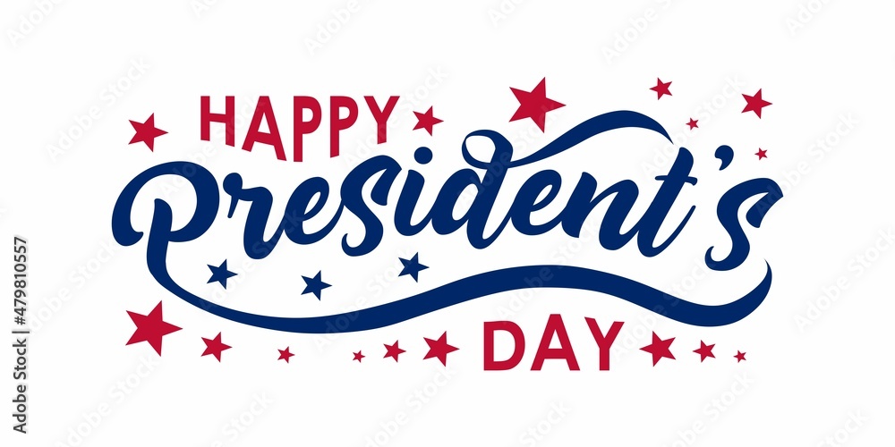 Happy President's Day with a sprinkling of stars. Vector illustration ...
