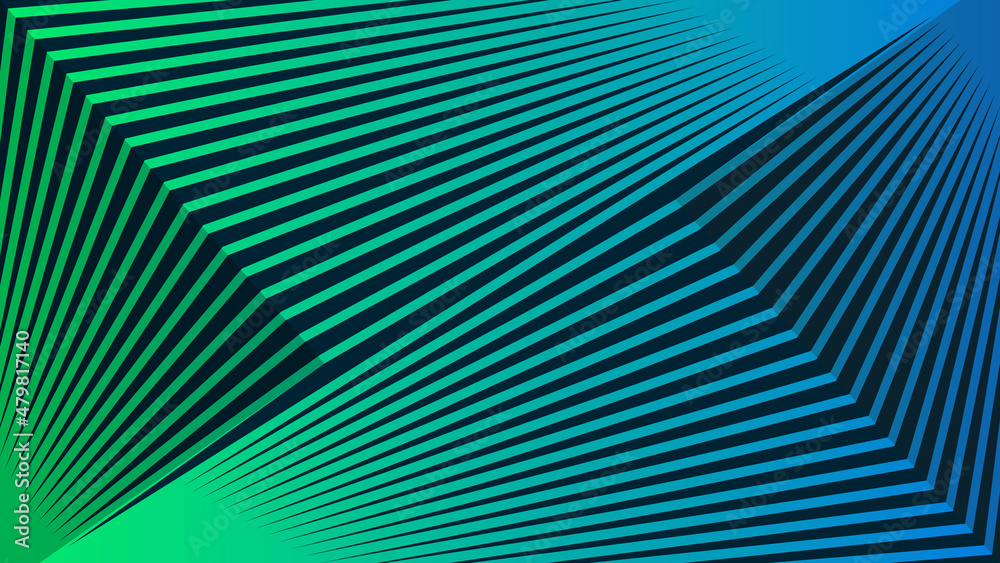 Blue Gradient Lineart Background Pattern Stock Vector | Adobe Stock