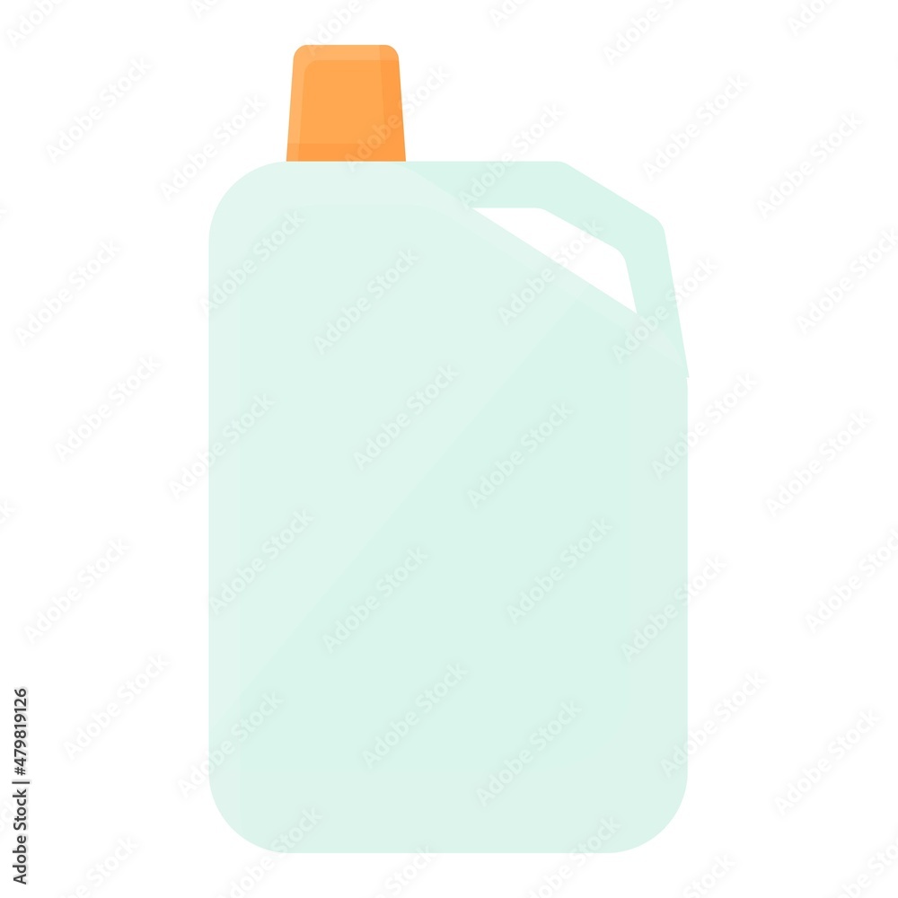 Chemical canister icon cartoon vector. Plastic jerrycan. Container can ...