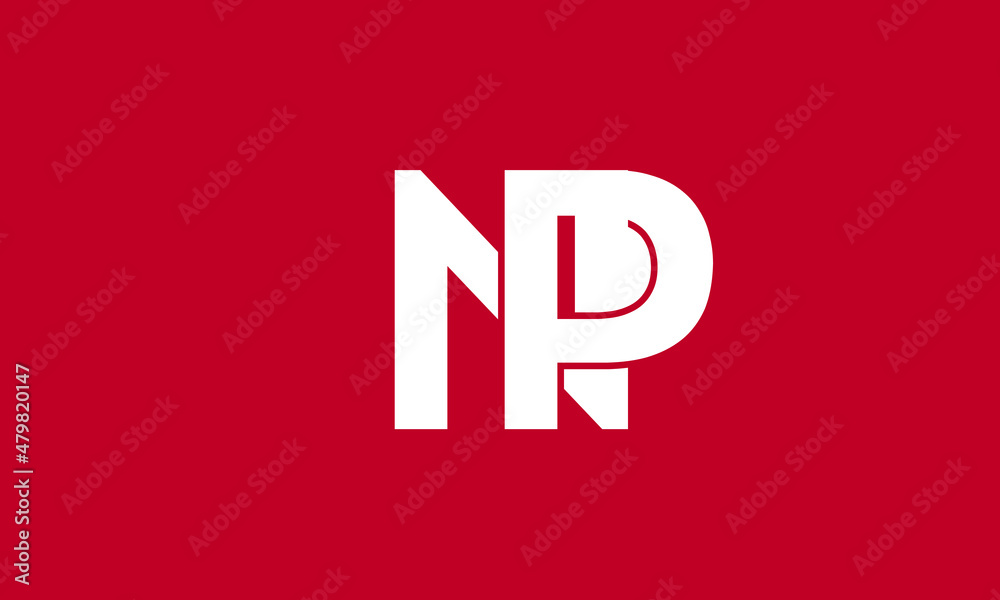 Alphabet letters Initials Monogram logo NP, PN, N and P Stock Vector ...