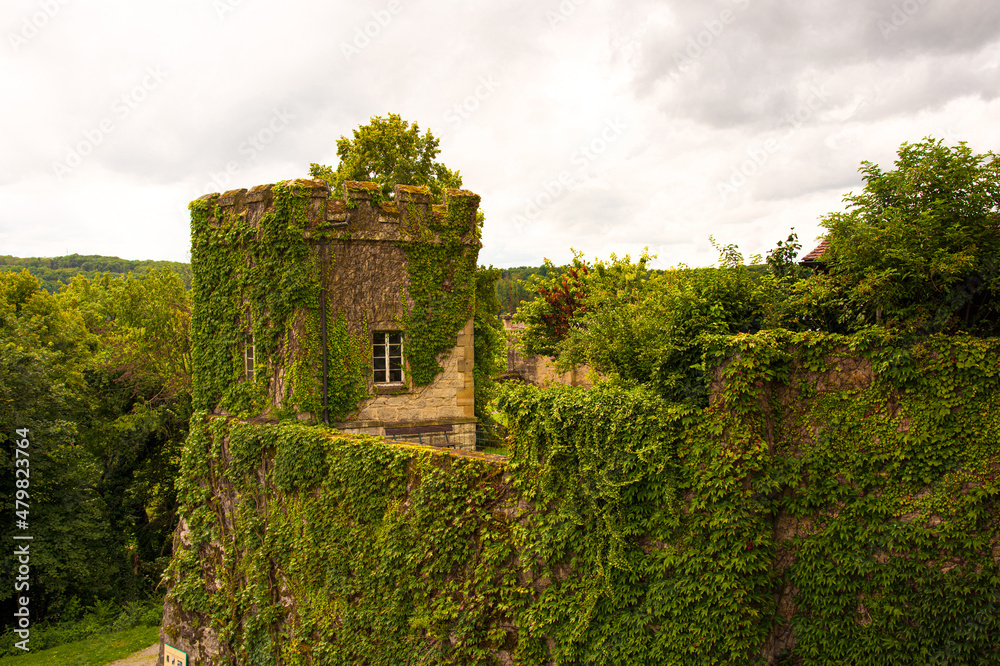 Schloss Langenburg. Erbaut im 13. Jh. Öffentlich zugänglicher Wohnsitz ...