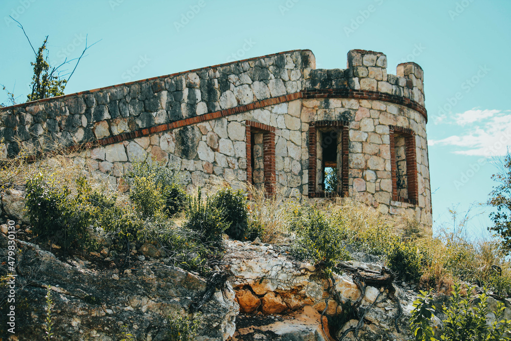 Foto de Fuerte Caprón, Bosque Seco de Guánica, Puerto Rico do Stock ...