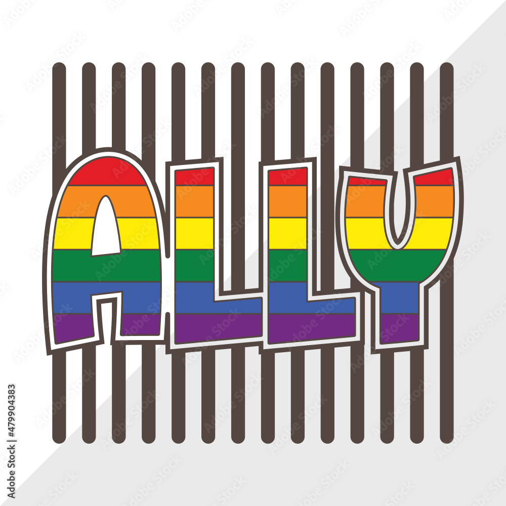 Ally SVG Cut File | Civil Rights Day Svg | MLK Svg | Pride Month Svg ...