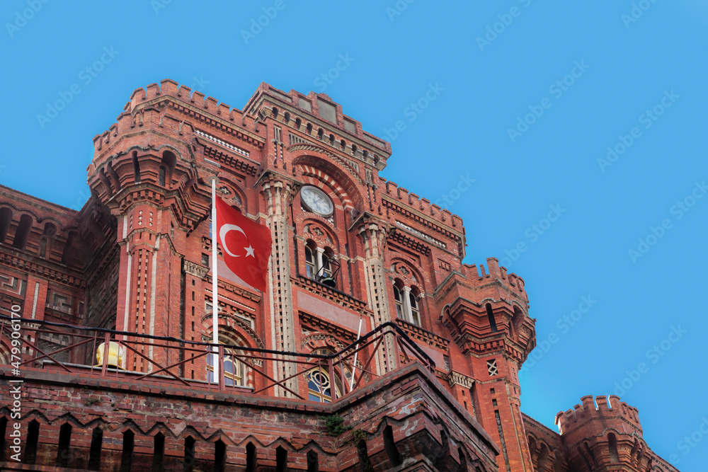 View of Phanar Greek Orthodox College (Turkish: Fener Rum Lisesi) from ...