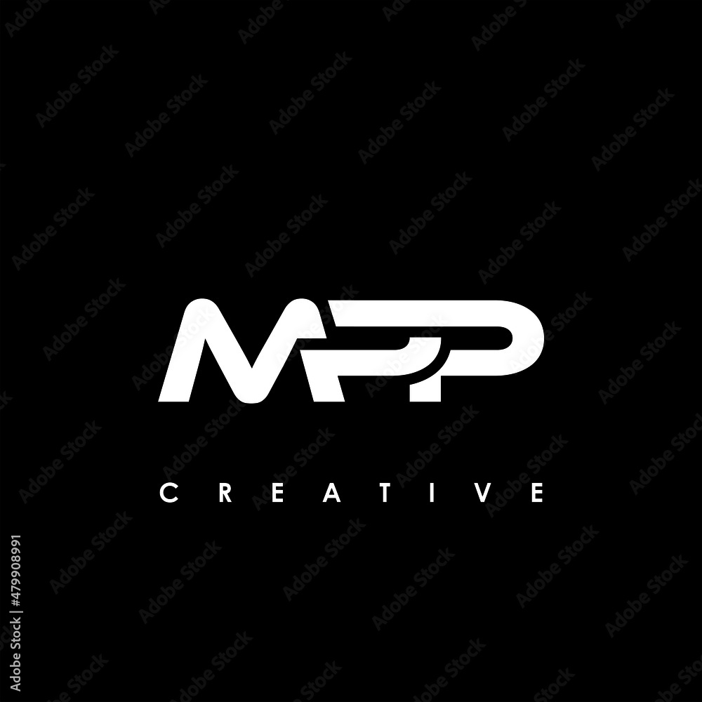 MPP Letter Initial Logo Design Template Vector Illustration Stock ...