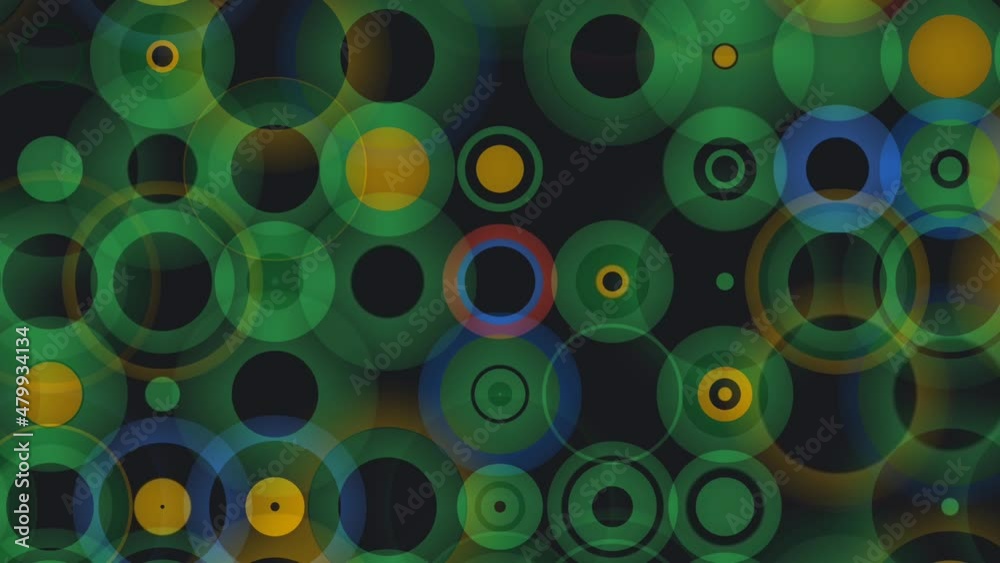 Circa disc gradual vinyl flashes animation motion graphics- Full 60 Sec ...