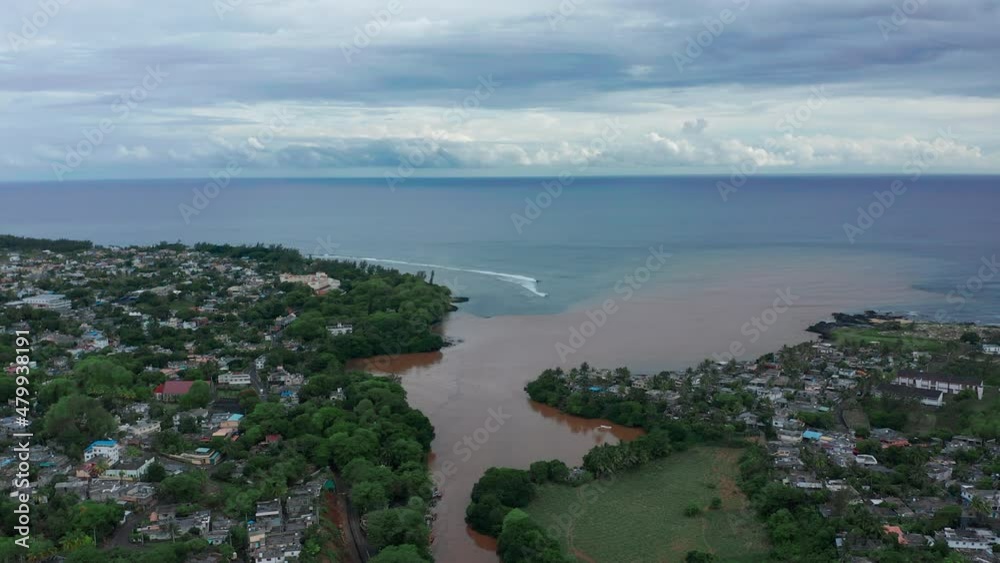 Global water crisis, polluted water. Contamination of water, water ...