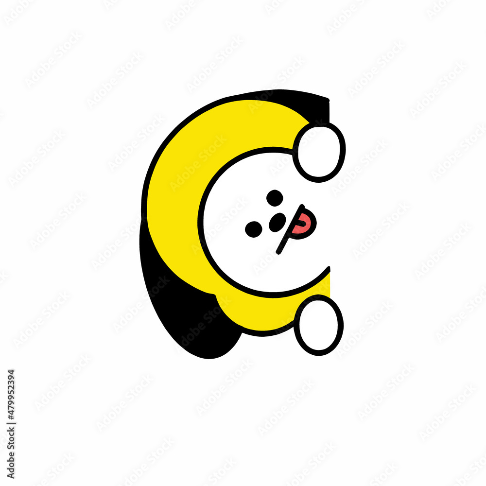 cute bt21 character dolls playing hide and seek Stock Illustration ...