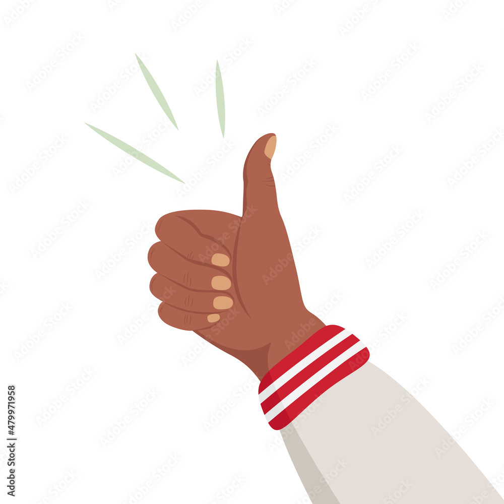 Human hands clapping and applauding concept. Colorful clapping hands isolated on white ...