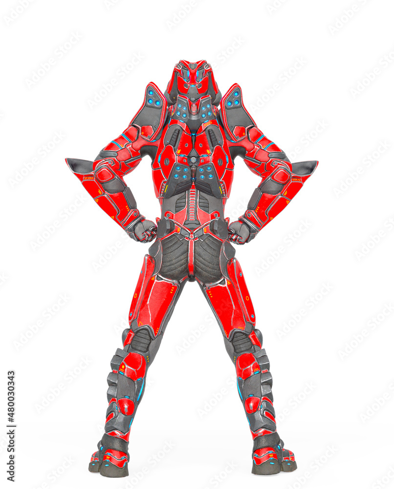 man in an armored nano tech suit is doing a power pose like a super ...